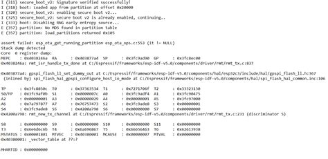 Esp Ota Get Running Partition Fail On Ota Slot Idfgh Issue