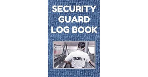Security Guard Log Book Security Incident Report Book Convenient 6 By
