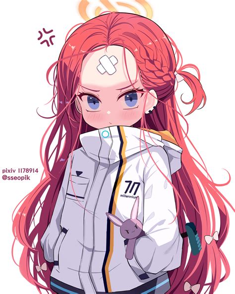 Safebooru 1girl Anger Vein Bandaid Bandaid On Face Bandaid On