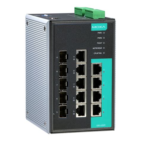 Moxa EDS G509 4 Port 5GB Or SFP Managed GB Switch Madison Technologies