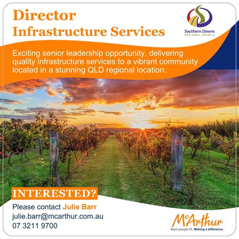 Leadership Director Localgovernment Infrastructure Southern Downs