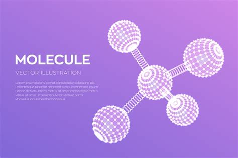 분자 구조입니다 Dna 원자 신경 분자 그리고 화학 수식입니다 3d 과학 분자 의학 과학 기술 화학 생물학에 대 한 배경 벡터