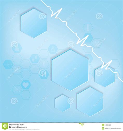 Abstract Medical Background Vector Illustration CartoonDealer