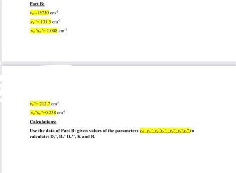 Solved Data Part A Iodine Uv Vis Absorption Spectrum Dv