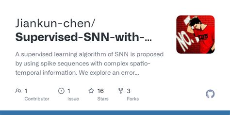 github jiankun chen supervised snn with gd a supervised learning