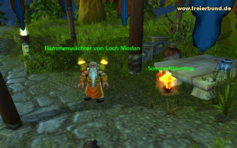 Flammenwächter Von Loch Modan Quest Nsc Map And Guide Freier Bund