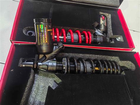 Monoshock Tarmax Vario150click 330mm Stock Size Shock Black And Red