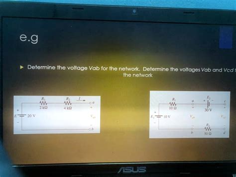 Solved Determine The Voltage Vab For The First Circuit And Also