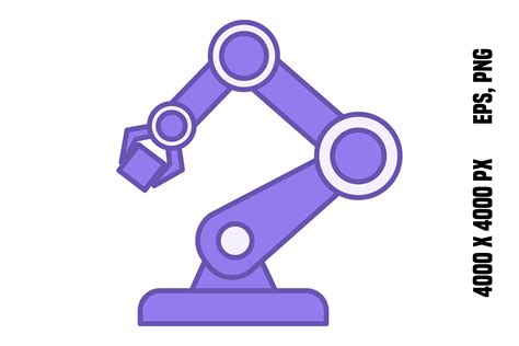 Robotic Color Icon Graphic By Yulidor · Creative Fabrica