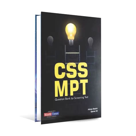 Jwt Css Mpt Questions Bank For Screening Test Book By Adnan Bashir Multan Kitab Ghar