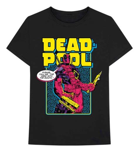 Deadpool Deadpool Comic Merc T Shirt Merchoid