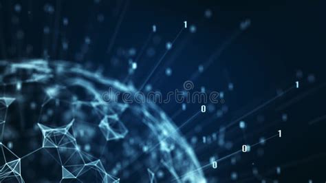 A Spherical Data Visualization Covered In Colorful Text And Numbers