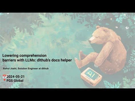 Adrian Brudaru On Linkedin Rahul Joshi At Dlthub Lowering Comprehension Barriers With Llms …