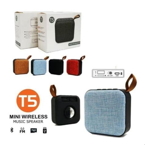 Jual Speaker Bluetooth T5 Speaker Portable Wireless High Bass Shopee Indonesia