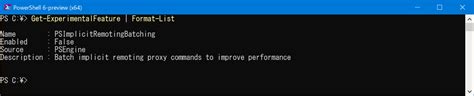 Powershell Coreのexperimental Featureを試してみた Developersio