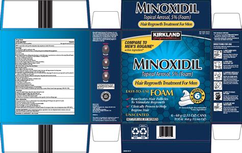 Kirkland Signature Hair Regrowth Treatment Minoxidil Foam 60 Off