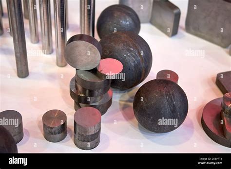 Samples Of Products Of The Metallurgical Industry Blanks Made By A Metallurgical Enterprise For