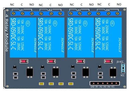 relay module interfacing with arduino