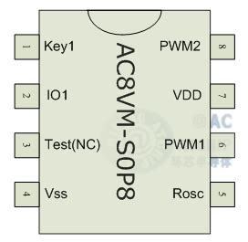 叮咚一声两声语音叮咚门铃芯片SOP8贴片八脚AC8VM12