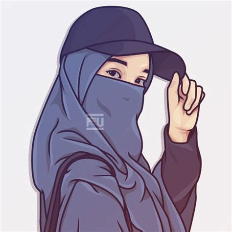 40 عکس پروفایل دختر با حجاب کارتونی ترند سال