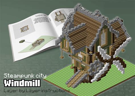 Steampunk City Windmill By Spasquini On Deviantart