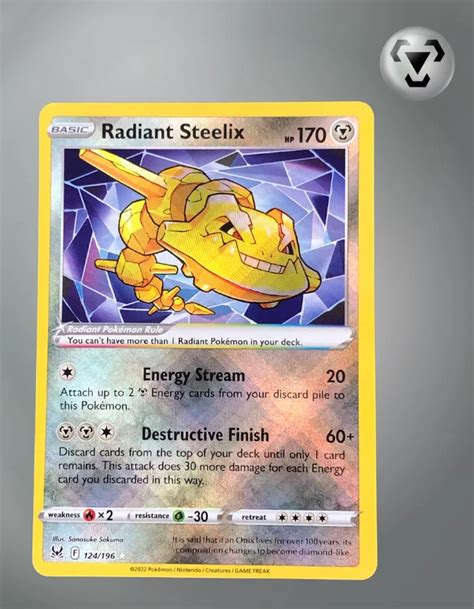 Radiant Steelix Lost Origin 124196 Tcg Coleccionistas