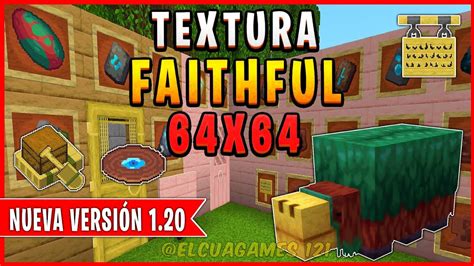 🔥faithful 64x64 Textura Para Minecraft Pe 120 Oficial Y Beta Trails