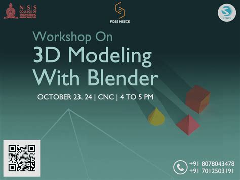 3d Modeling With Blender • Events • Fossnss • Free And Open Source