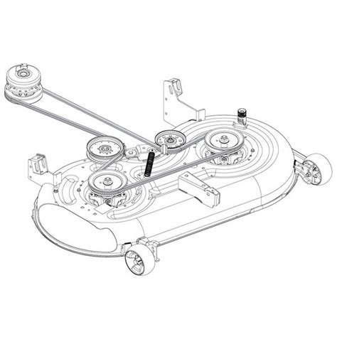 42 Inch Cub Cadet Lt1018 Belt Diagram