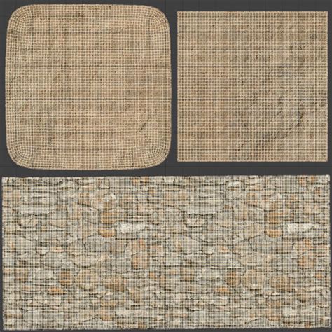 돌 기둥과 울타리 3d 모델 29 Lwo Obj Fbx Free3d