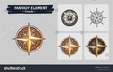 Fantasy Map Compass Rose