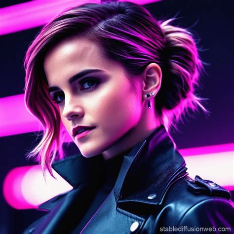 Emma Watson With Binaries Stable Diffusion Online