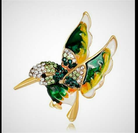 Брошка брошка пташка колібрі — ціна 120 грн у каталозі Брошки Купити аксесуари за доступною