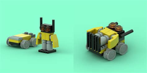 Lego Moc Mini Robot And Carrier Truck From Lego Creator Set 31041