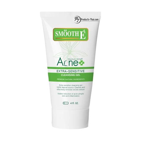 Smooth E Thai Smooth E Acne Extra Sensitive Cleansing Gel Size 4oz