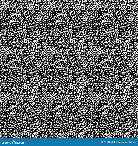 Seamless Pattern Of Stippled And Circle Texture Stock Vector