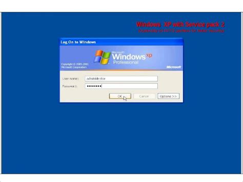 Ppt Windows Xp With Service Pack 2 Optionally On Ntfs Partition For Better Security
