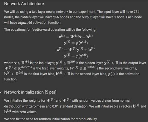 solved network architecture we will be using a two layer