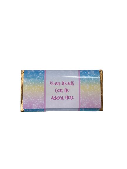 Pink Happy Birthday Chocolate Wrapper Labels4everything