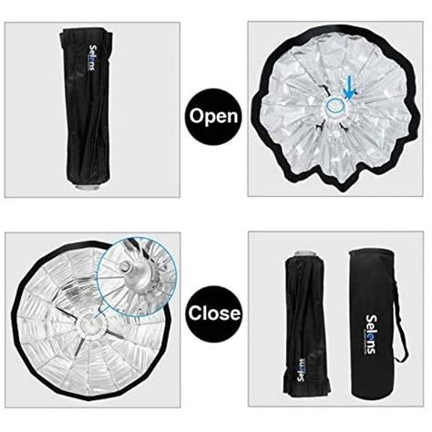 Rejilla De Panal Selens 2665cm Para Softbox Negro