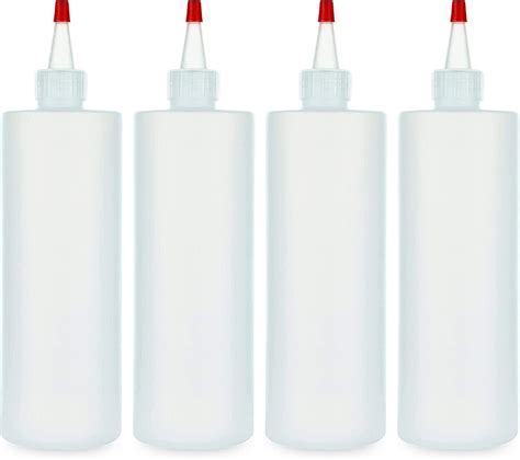 Yeuikerr 6 Pack Condiment Squeeze Squirt Bottles For Sauces