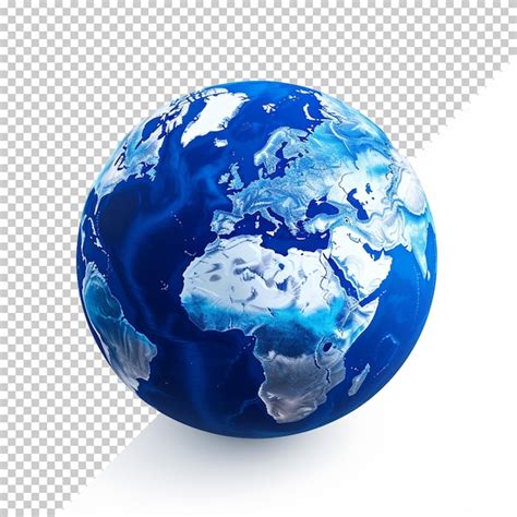Premium PSD Earth Planet Isolated On Transparent Background