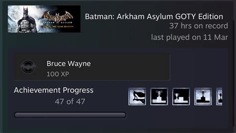 1 Batman Arkham Asylum Goty Edition Rsteamachievements