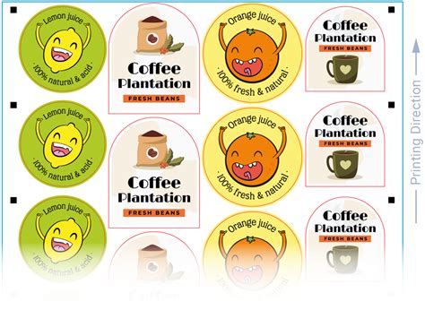 Label Imposition Software For Lane Ganging Of Labels