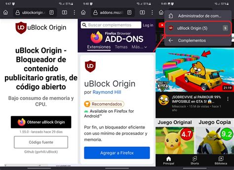 Cómo instalar uBlock Origin en Android el mejor adblock