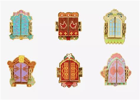 Disney Princess Hinged Window Blind Box Pin Set At Hot Topic Disney