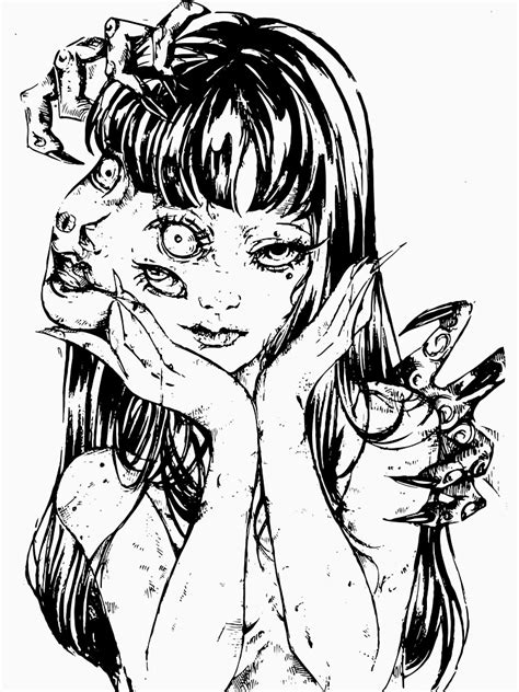 01 All New Junji Ito Cute Double Face T Shirt For Sale By Greyo101