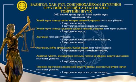 БГД ХУД СХД Эрүүгийн хэргийн анхан шатны тойргийн шүүх Facebook