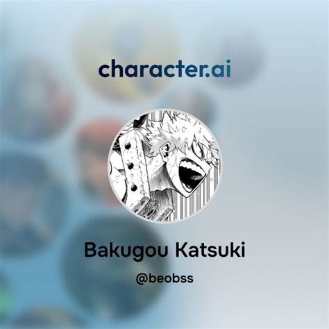 Chat With Bakugou Katsuki Character Ai AI Chat ReimaginedYour Words Your World