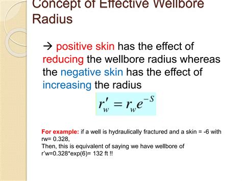 Skin Factor And Formation Damage Pptx